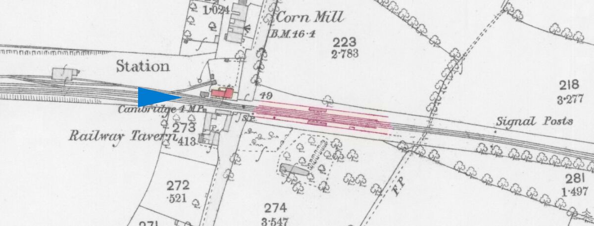 Postcard of Fulbourn Station - Fulbourn History